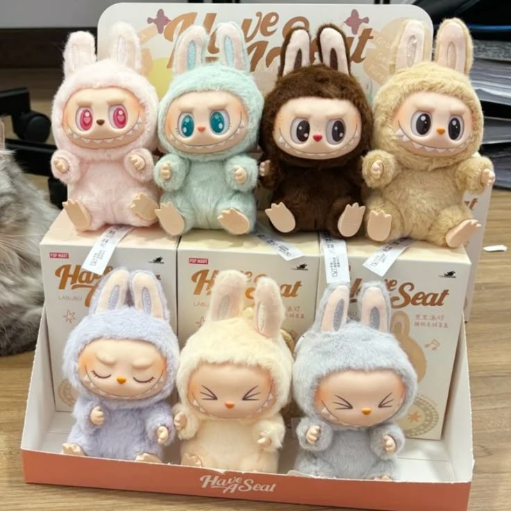 Labubu Peluche en vinyle Hehe - Série Have a Seat - Labubu Shop